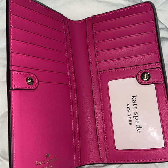 kate spade | Bags | Rare Nwt Kate Spade Bailey Large Slim Bifold Wallet ...